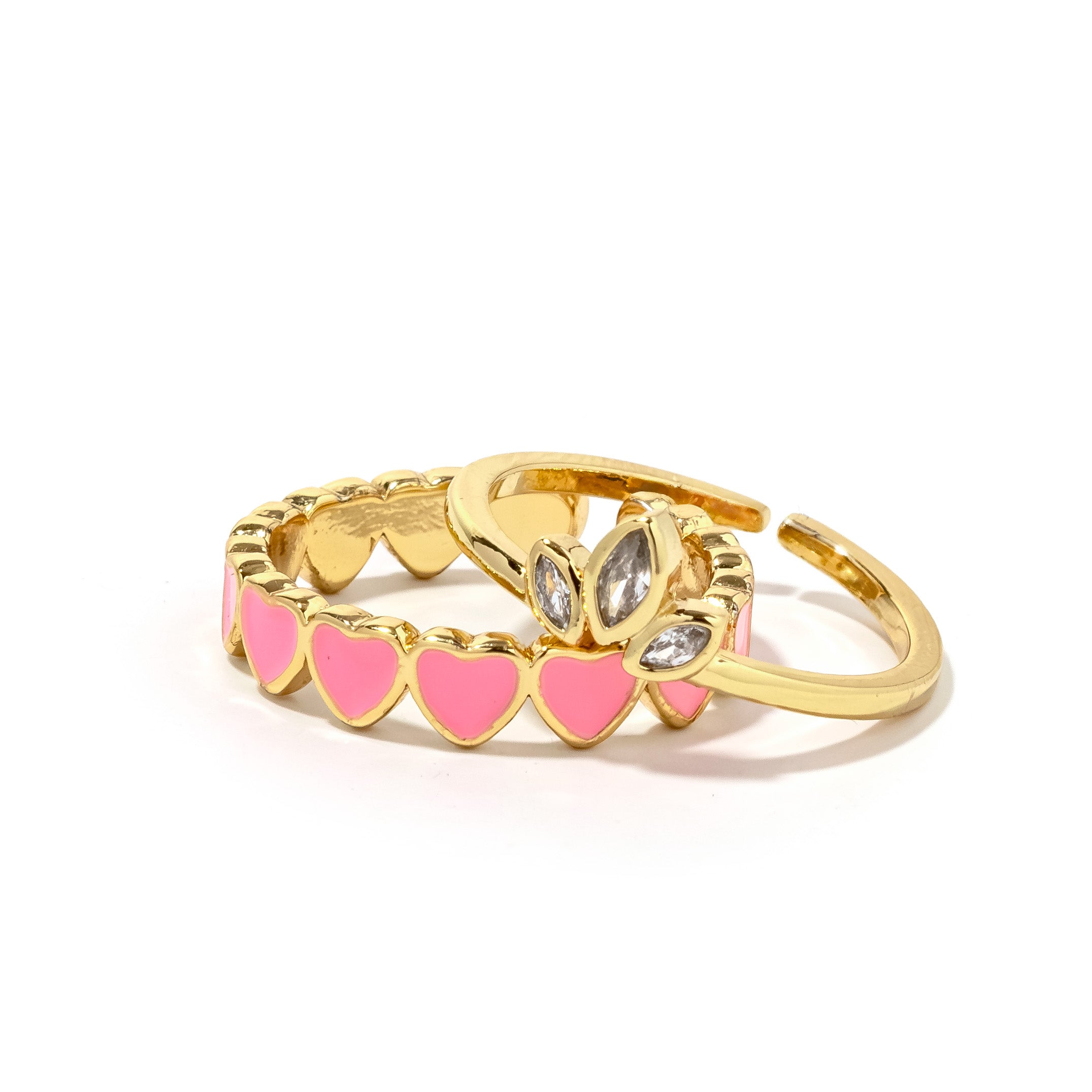 Stacked Heart Ring – Erimish Wholesale